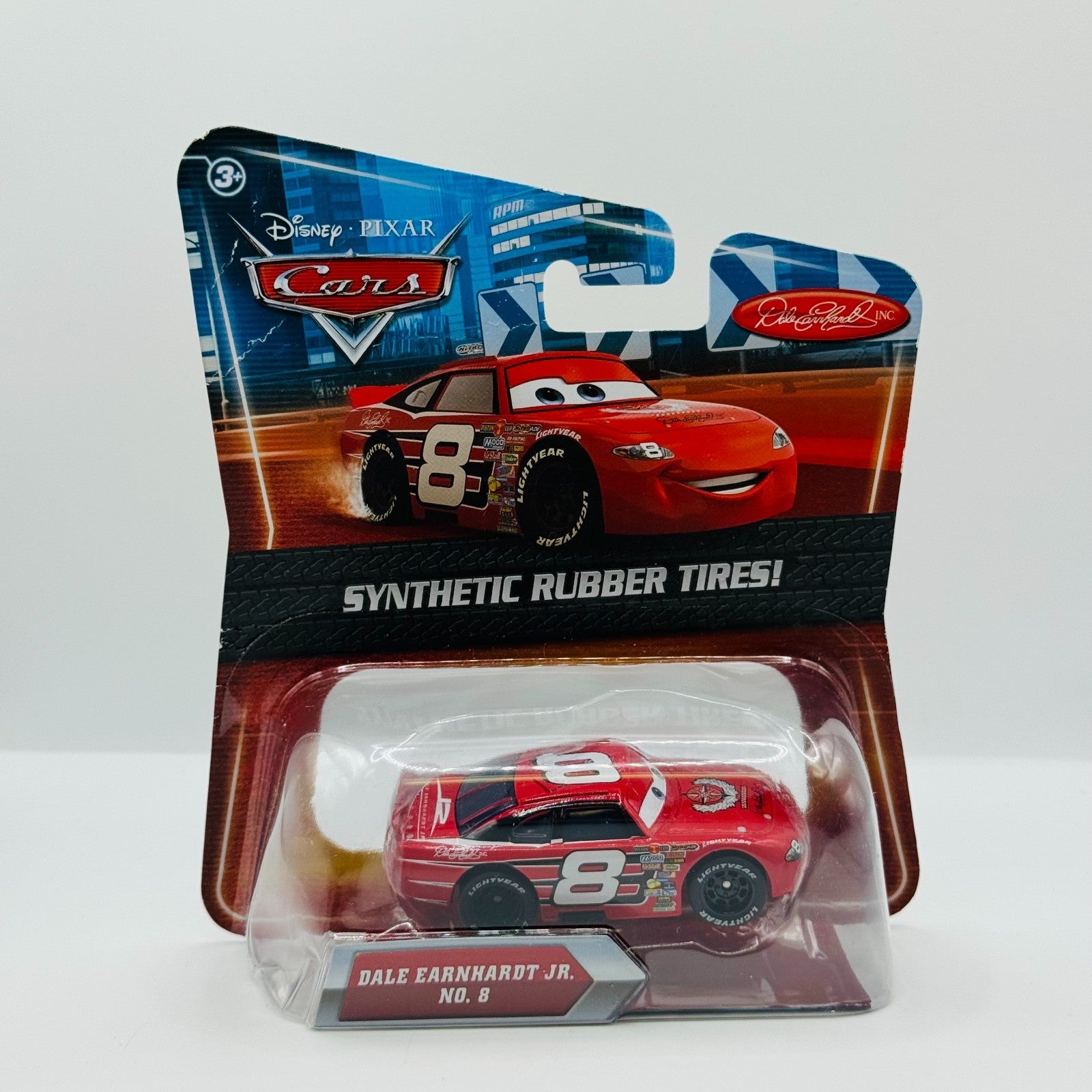 Disney Pixar Cars - DALE EARNHARDT JR Rubber Tires Piston Cup - 1:55 D ...
