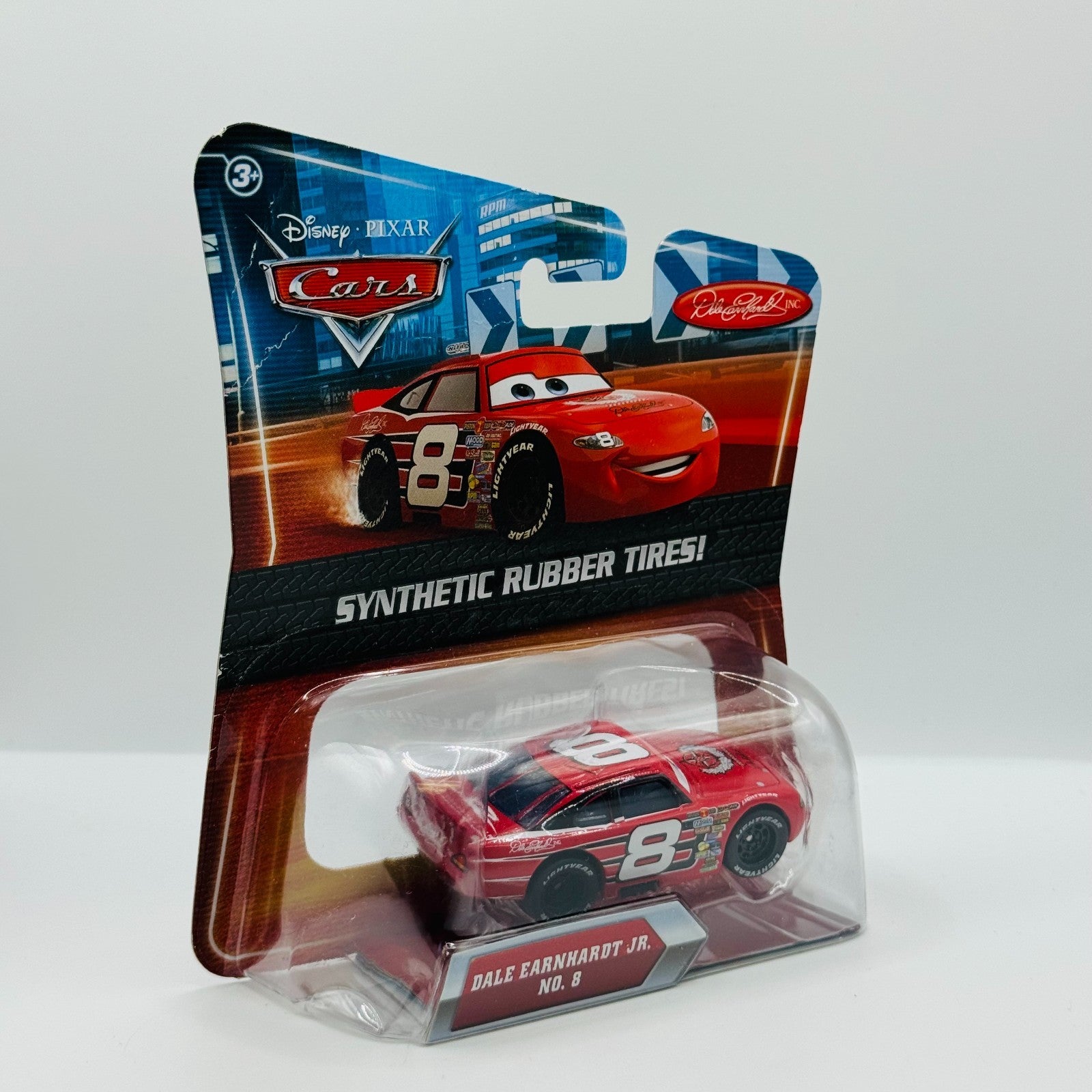 Disney Pixar Cars - DALE EARNHARDT JR Rubber Tires Piston Cup - 1:55 D ...