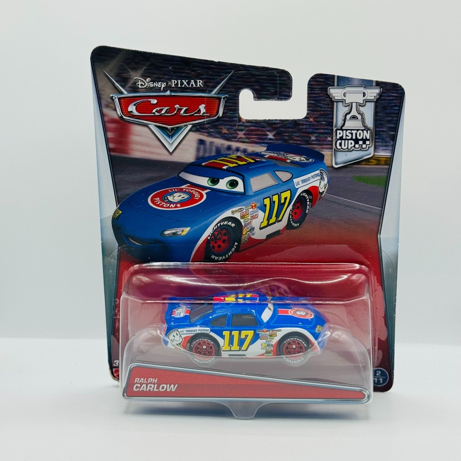 Disney Pixar Cars LIL TORQUEY PISTONS RALPH CARLOW Piston Cup 2017 1:5 ...