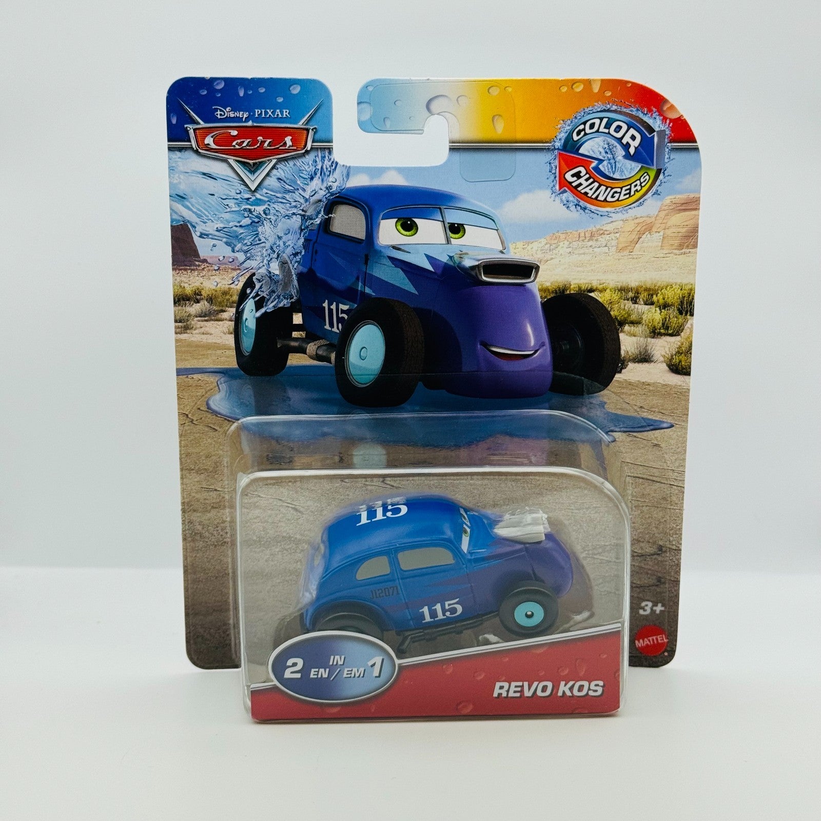 Disney Pixar Cars - COLOR CHANGERS REVO KOS Blue to Dark Blue- 1:55 Sc ...