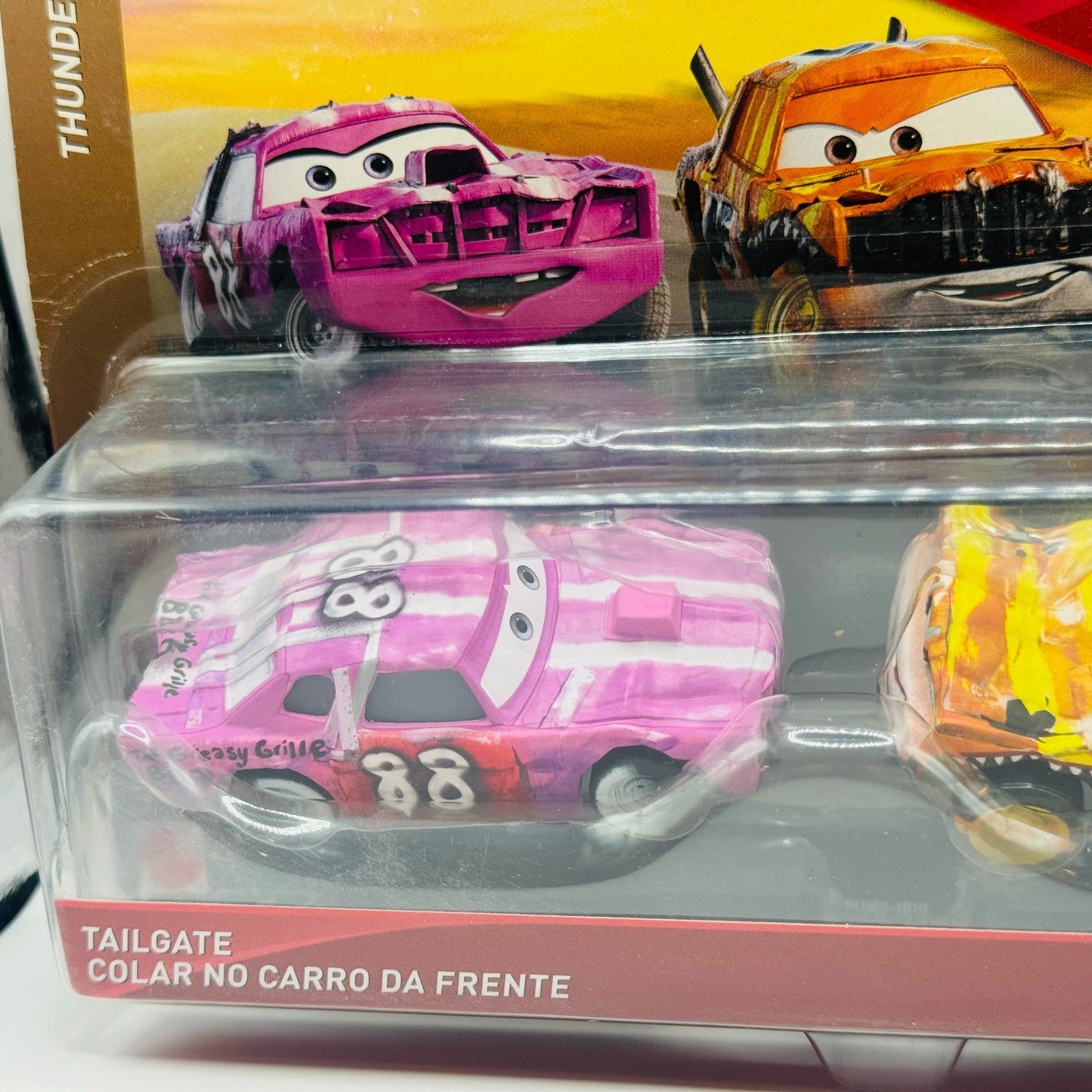 Disney Pixar Cars - TAILGATE & PUSHOVER Thunder Hollow Demo Derby - 1 ...